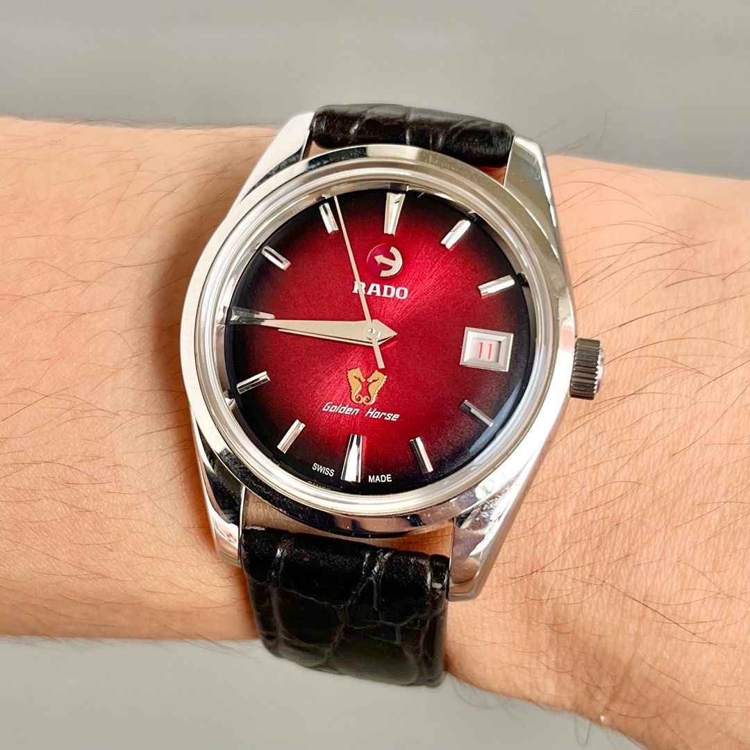Rado 37mm Golden Horse Red Vignette Dial - Limited Edition of 1957 ...