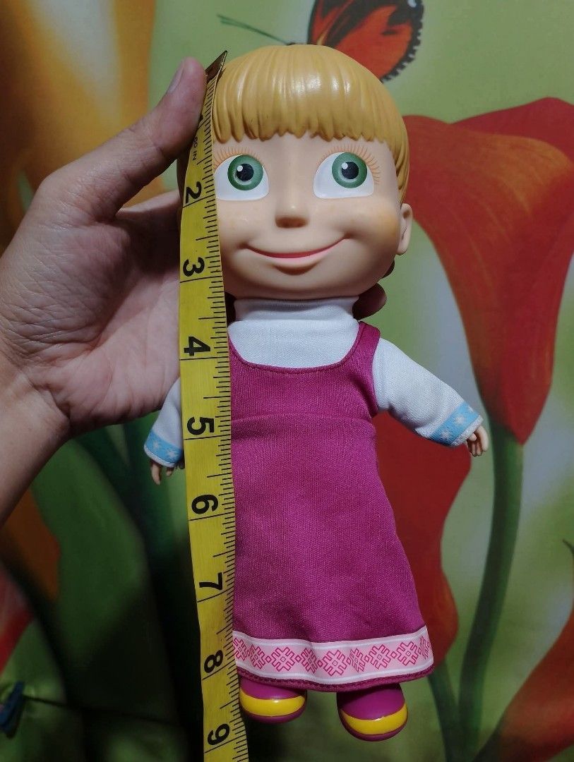 Rare Masha and the bear doll russian animation TV Simba Dickie Toys ...