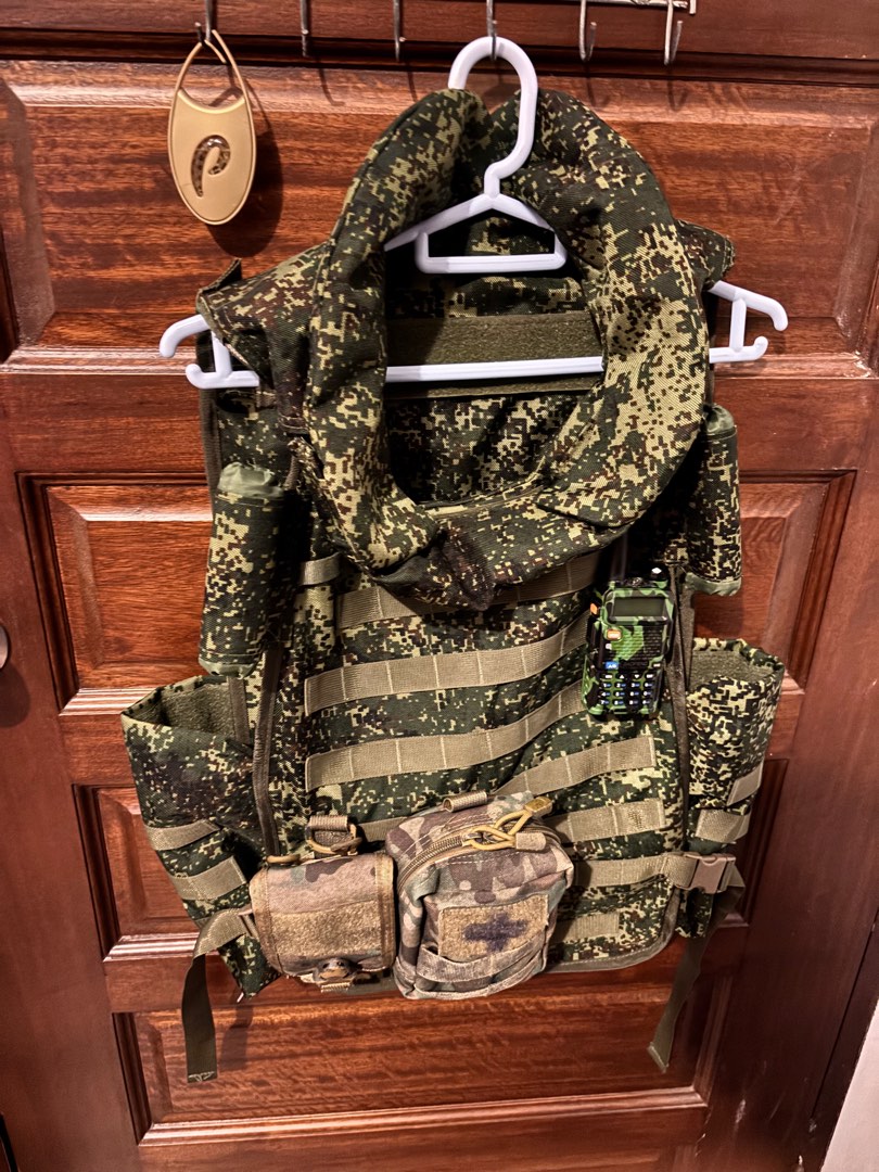 Tactical Reproduction Russian Plate Carrier 6b45 EMR Vest, Sports ...