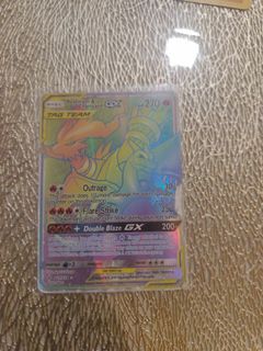 Pokémon Japanese Charizard & Reshiram Tag Team GX RR Double Rare ...