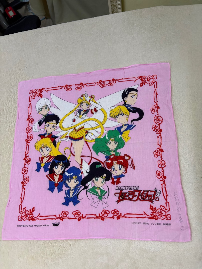 Sailor Moon Handkerchief - Made in Japan, Men's Fashion, Watches ...