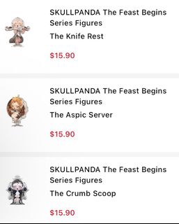 Popmart SkullPanda Feast Begins - The Aspic Server & Crump Scoop, Hobbies & Toys, Toys & Games ...
