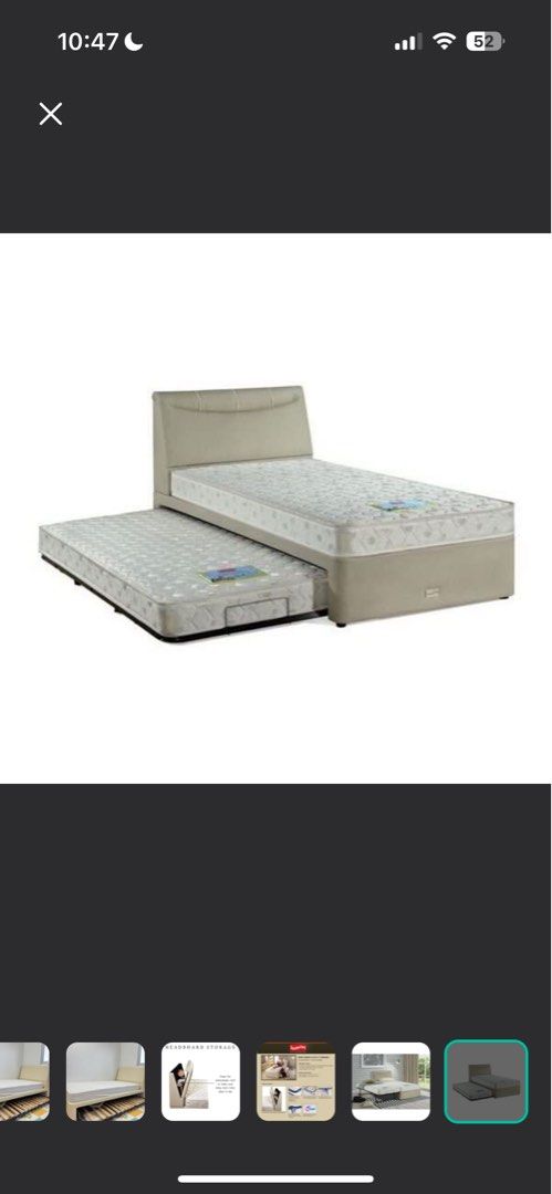 Slumberland Multi Option II 5-in-1 Bedset (Katil Super Single/Queen ...