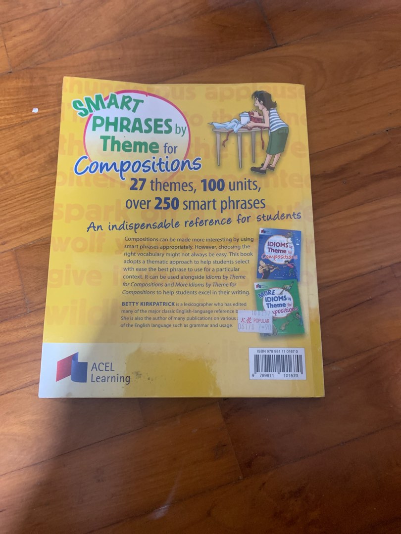 Smart Phrases by Theme for Compositions, Hobbies & Toys, Books ...