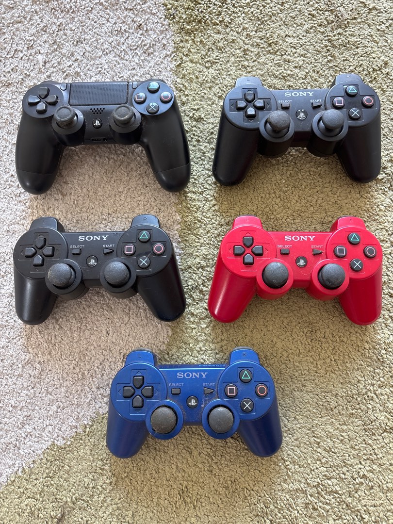 Sony PlayStation Controllers - PS3 & PS4, Video Gaming, Gaming Accessories, Controllers on Carousell