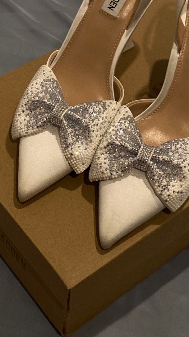 Steve madden heels wedding shoes wedding heels white high heels not ...