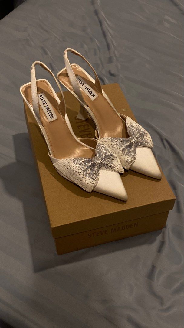 Steve madden heels wedding shoes wedding heels white high heels not ...