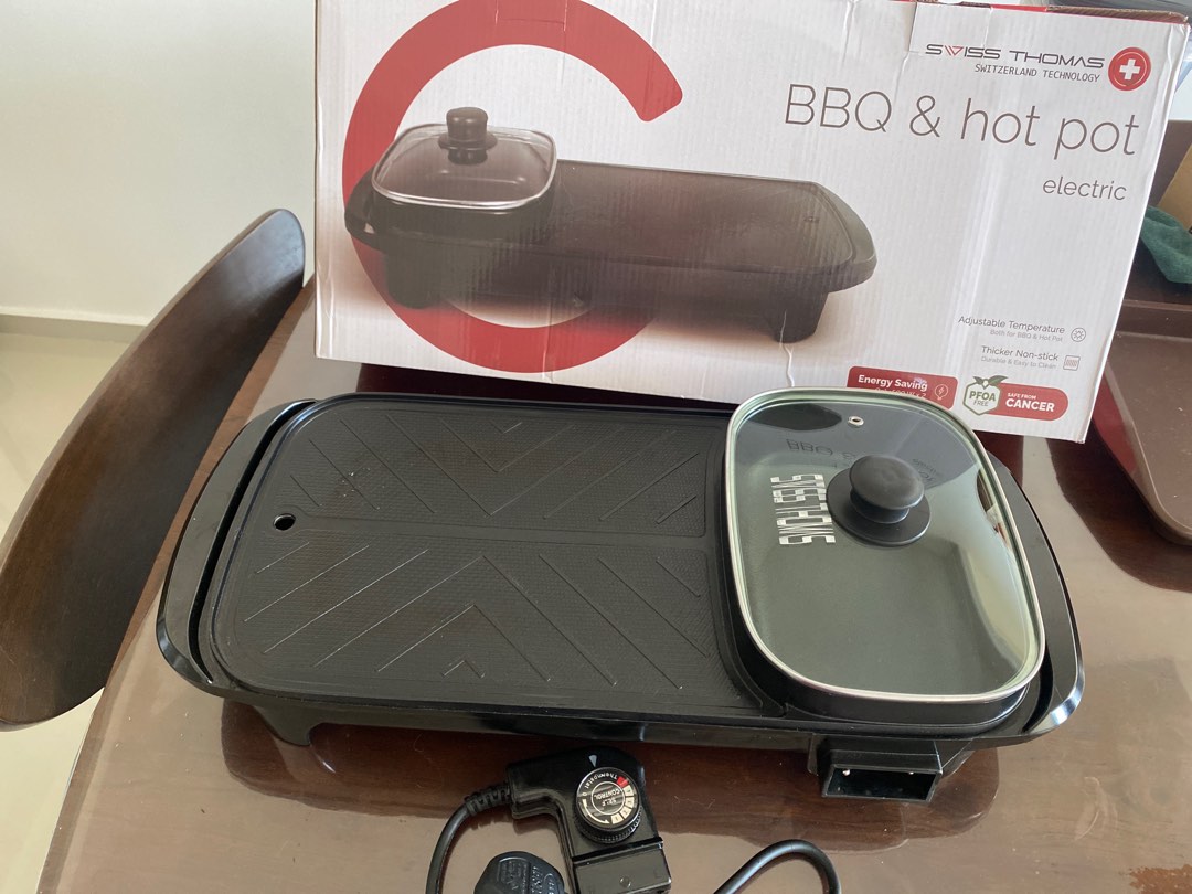 Swiss Thomas BBQ & Hot Pot Electric, TV & Home Appliances, Kitchen Appliances, BBQ, Grills ...