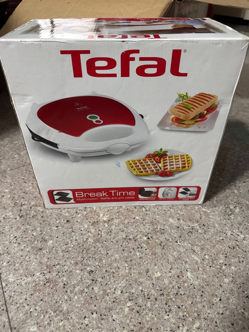 Tefal Break Time Waffle and Grill Maker, TV & Home Appliances, Kitchen ...