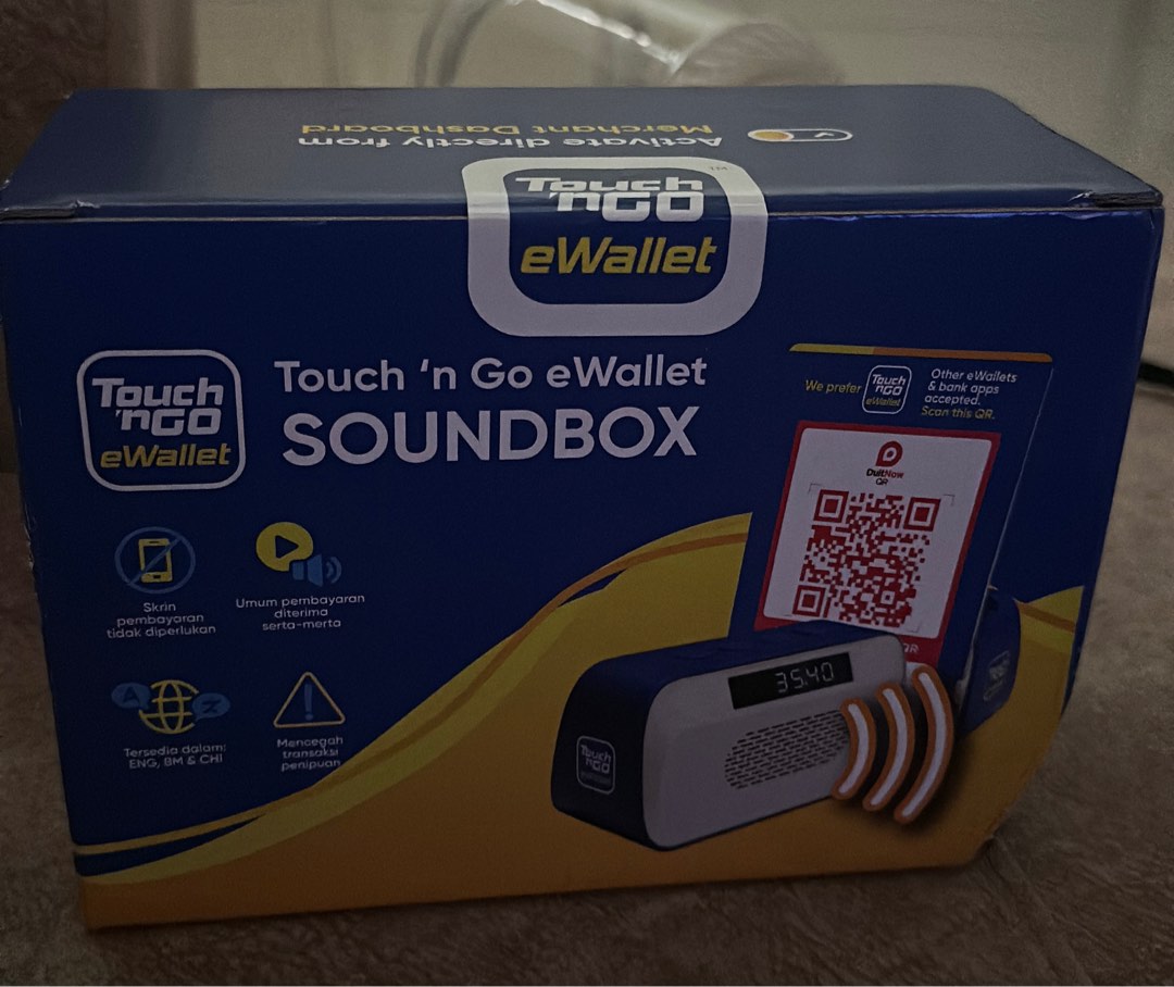 Touch 'n Go eWallet SOUNDBOX (seal unopen) WIFI, Audio, Soundbars ...