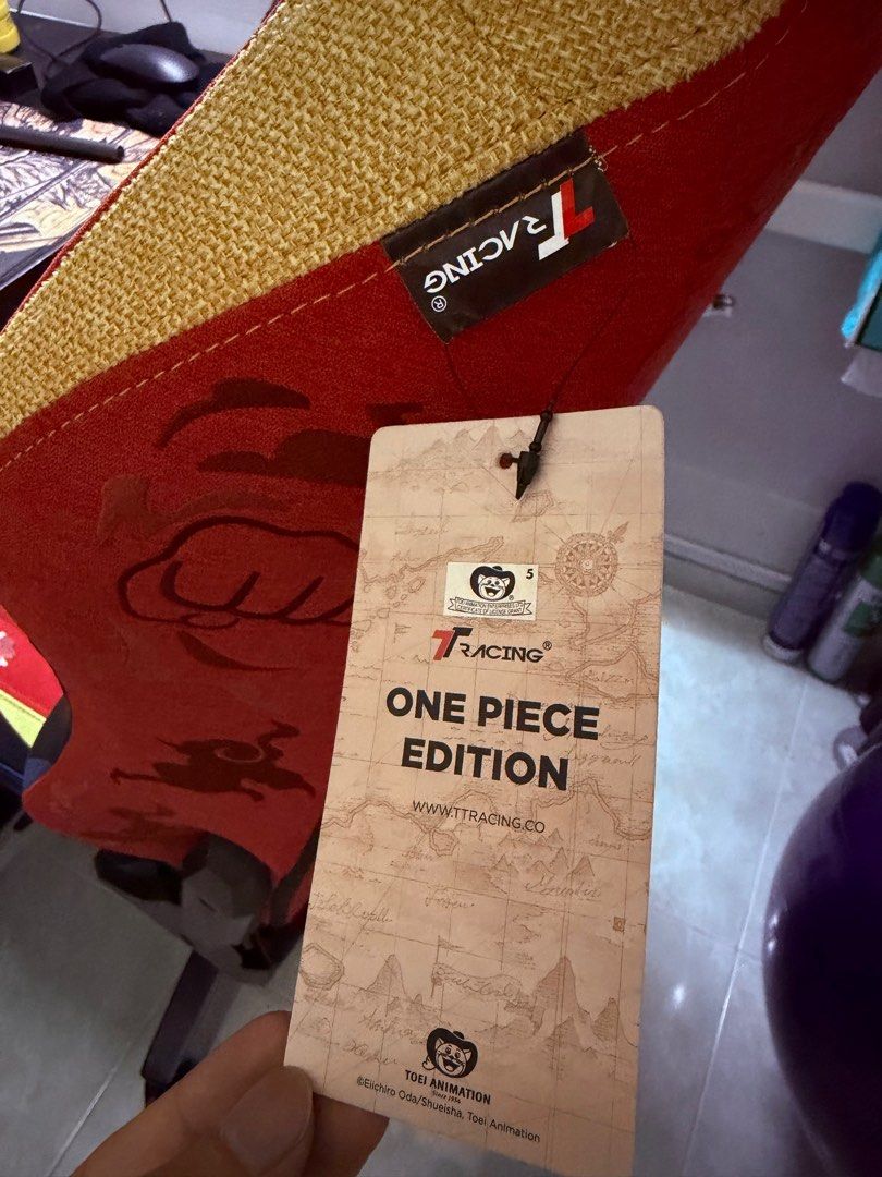 TTRacing Maxx One Piece Luffy Edition Gaming Chair, Furniture & Home ...