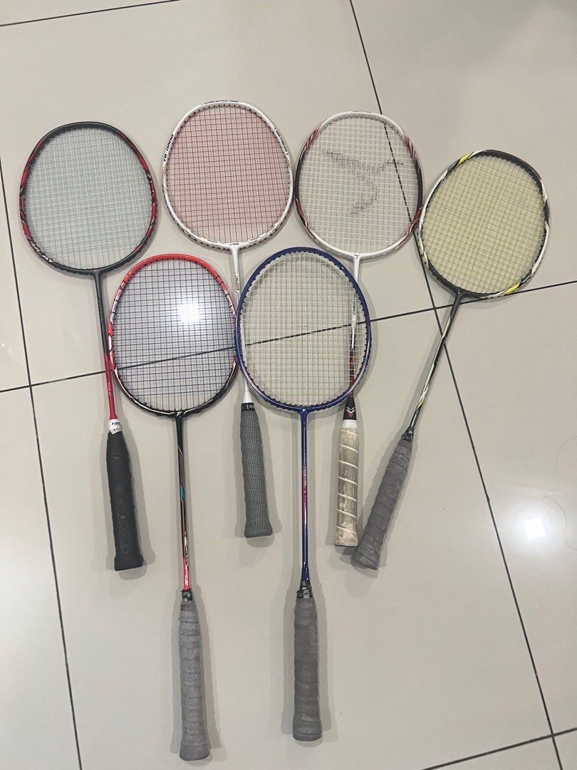Used Badminton Rackets - Assorted Brands and Models, Sports Equipment ...