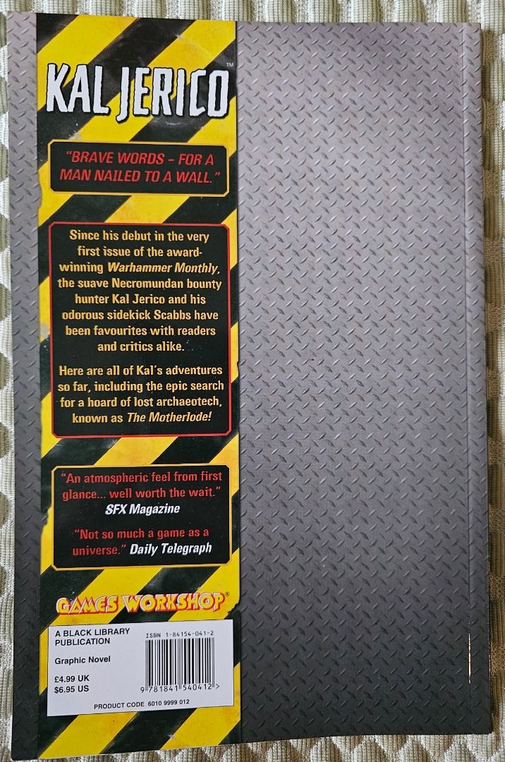 WARHAMMER Comic Kal Jerico 2002 TPB by Gordon Rennie & Karl Kopinski !, Hobbies & Toys, Books ...