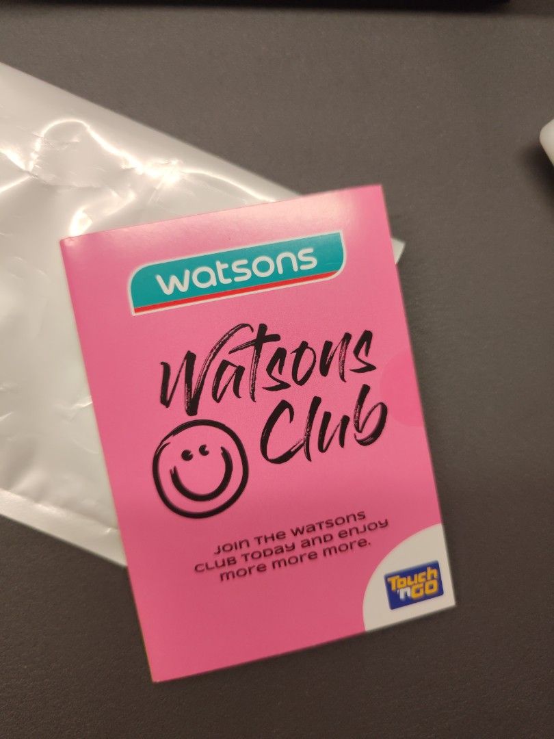 Watsons Club TnG Touch N Go toll card for cross border toll payment ...