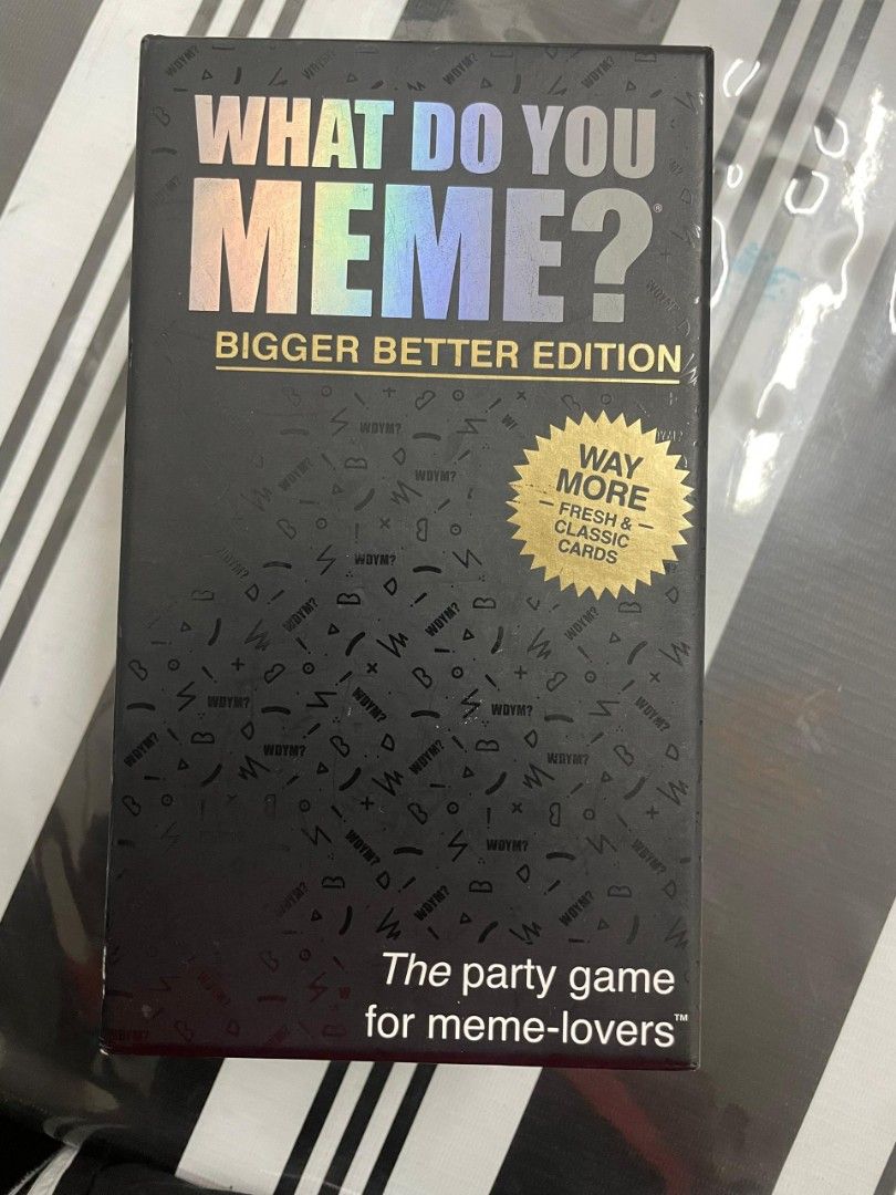 What Do You Meme? Bigger Better Edition, Hobbies & Toys, Toys & Games ...
