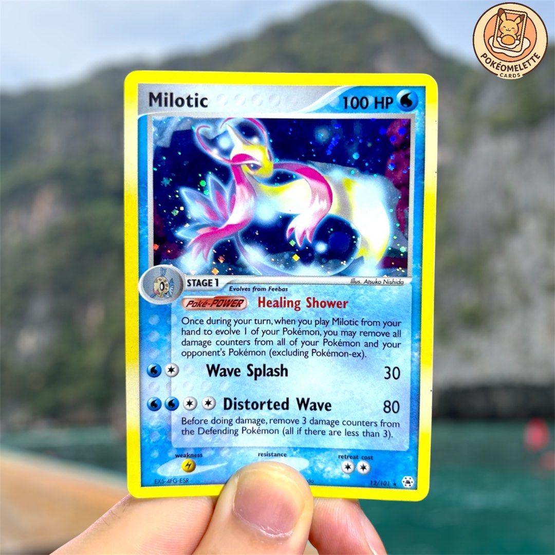 2004 Pokemon Card Pocket Monsters Vintage EX Hidden Legends Milotic ...