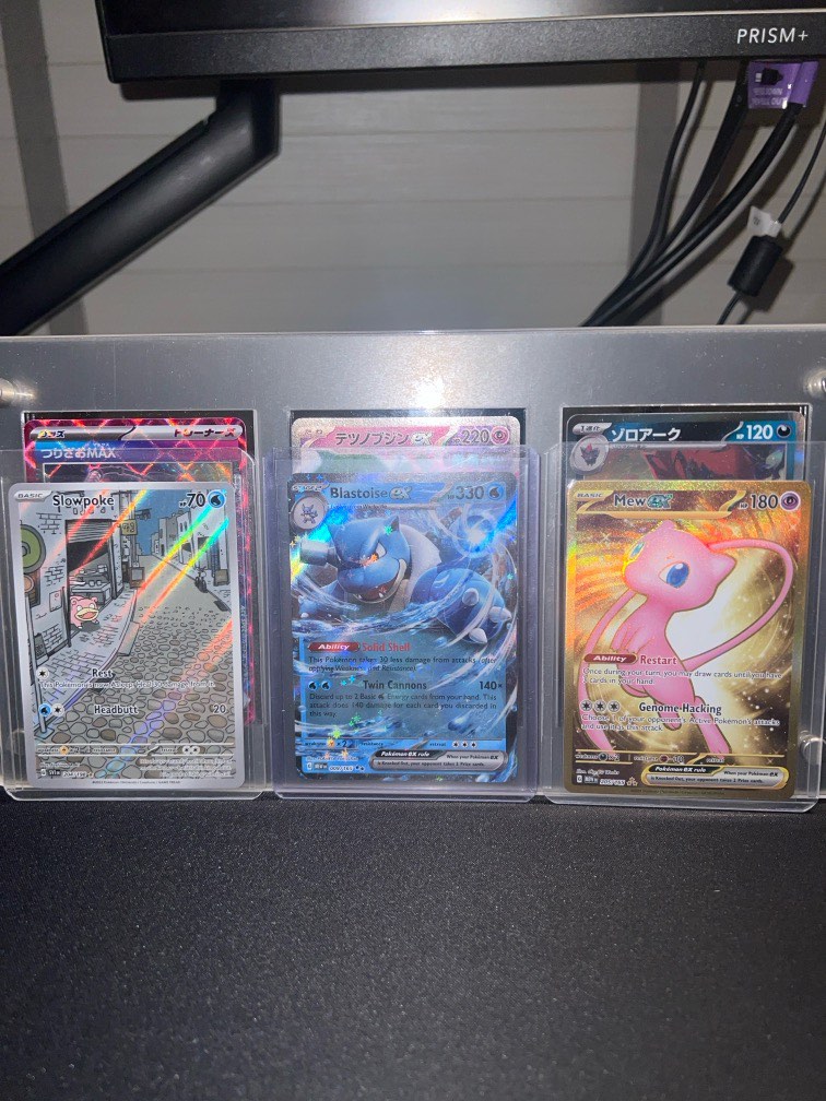 Mew ex, blastoise ex, slowpoke(rare) , Hobbies & Toys, Toys & Games on ...