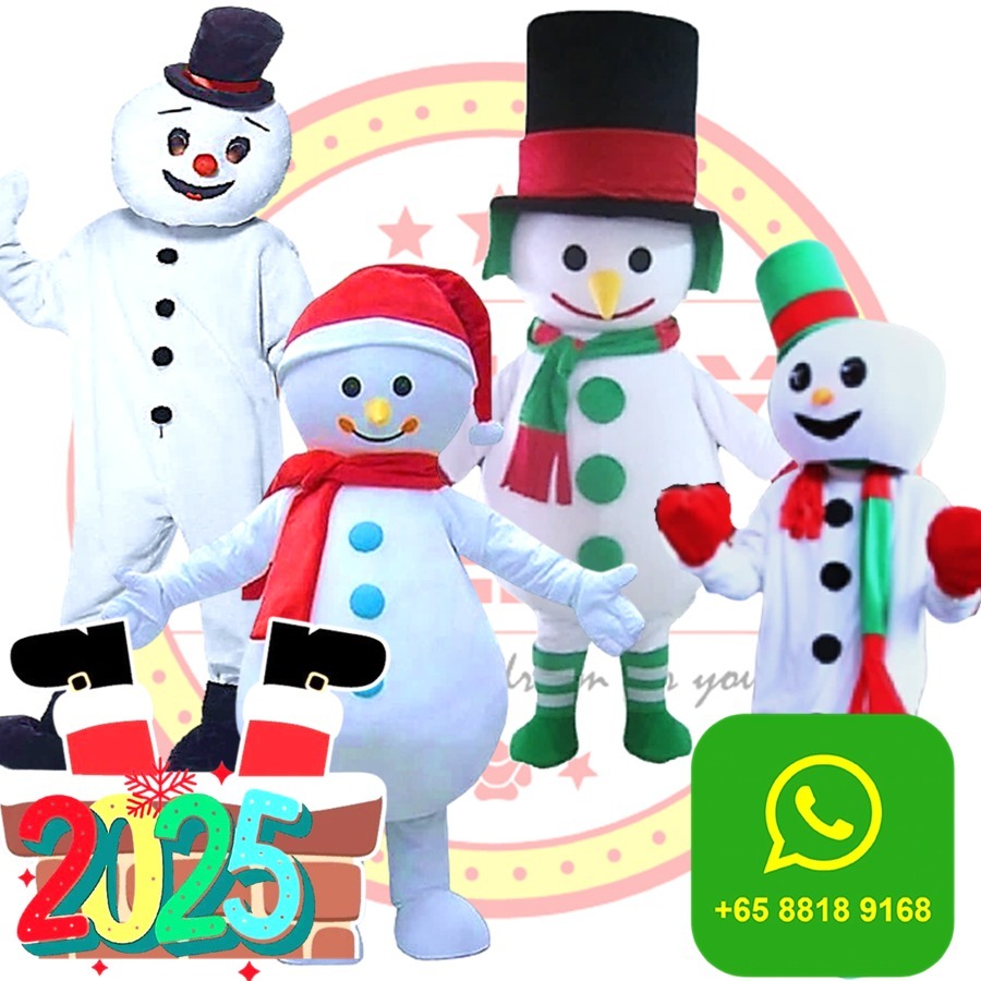 ⛄ 4 Design Deluxe Snowman Mascot Costumes – Festive & Full of Character ...