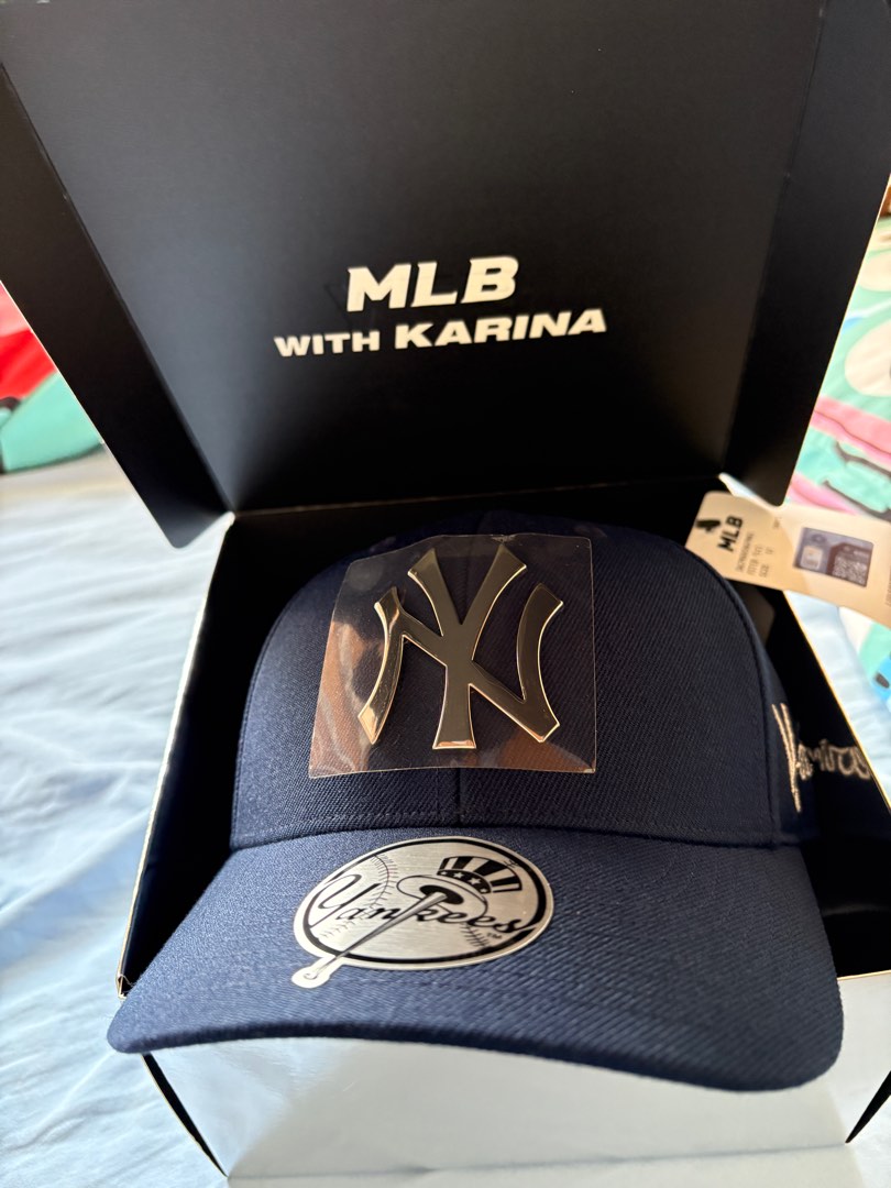 57/59 size現貨 各剩一頂 🔥🔥🔥 限量 - Aespa Karina x MLB cap 帽 「即買即寄即交收😎」, 興趣及遊戲, 收藏品及紀念品, 韓流 - Carousell