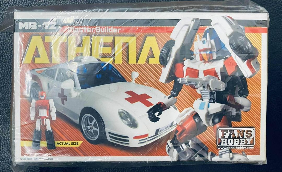 三廠 Fanshobby Transformers 變形金剛~MB-12 少年頭領戰士 Athena 救護車 烈火 (全新行版), 興趣及遊戲 ...