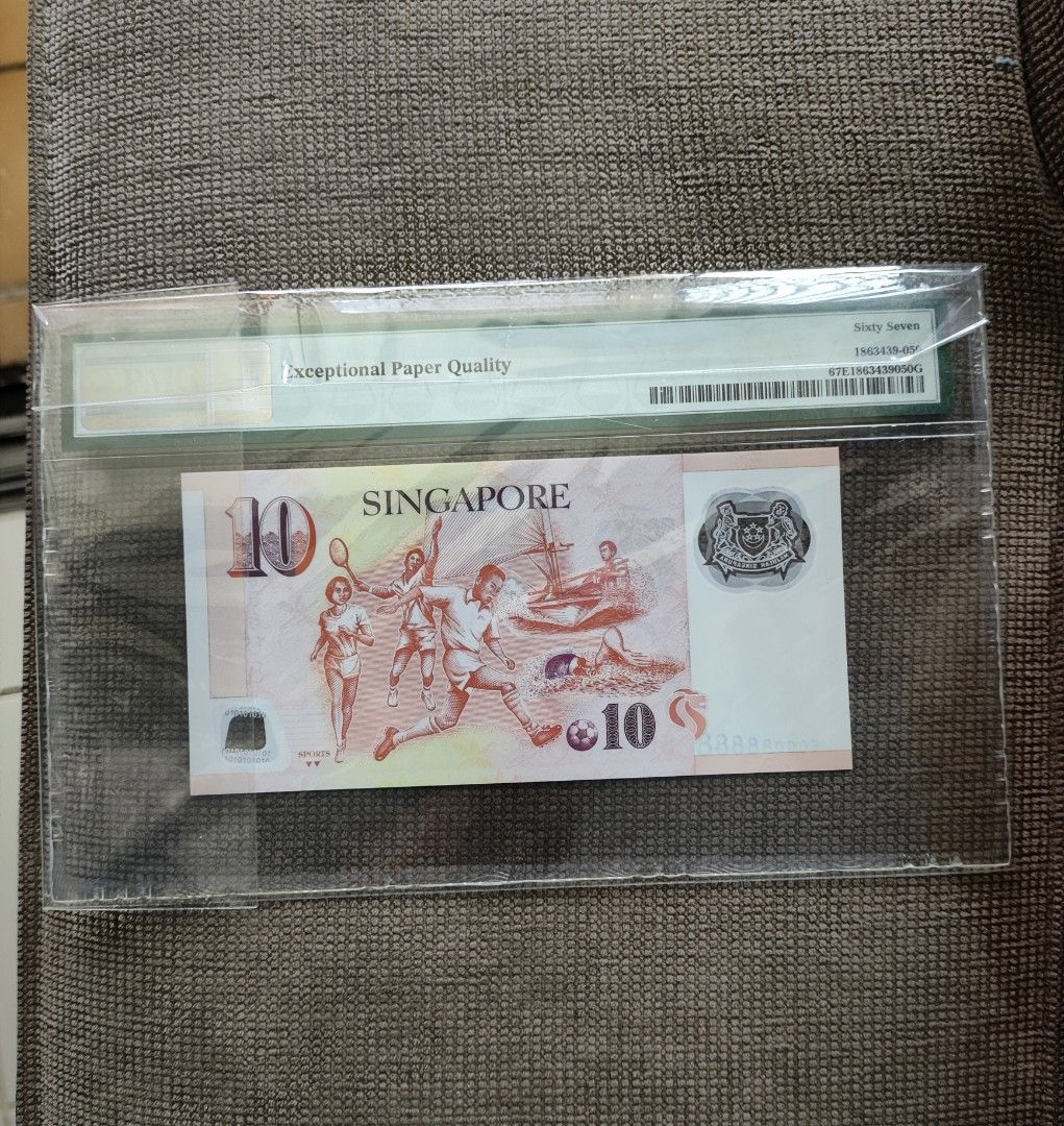 發發發發發 Spore $10 Golden Prosperous 8 serial number, Hobbies & Toys ...