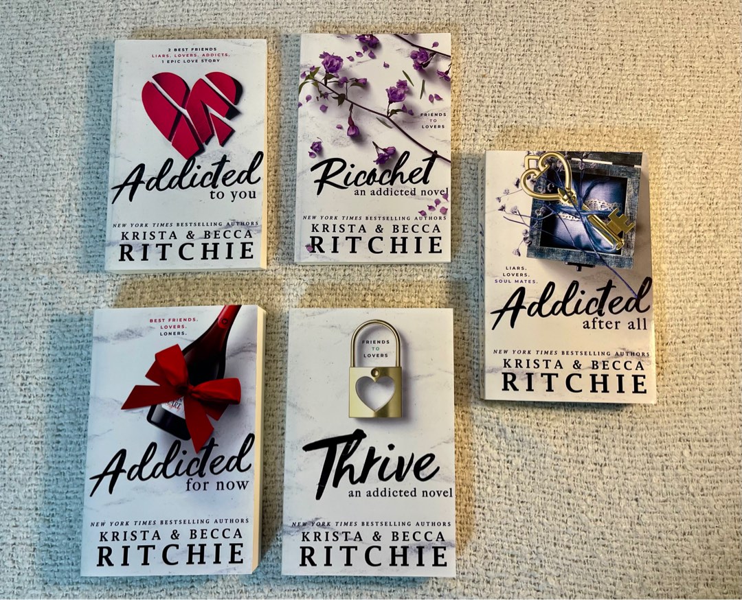 Addicted Series Books by Krista & Becca Ritchie, Hobbies & Toys, Books ...
