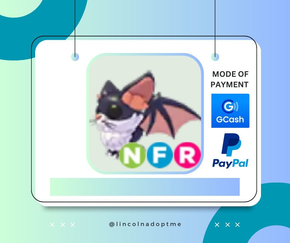 ADOPT ME | NEON FLY RIDE NFR KITTY BAT | ROBLOX, Video Gaming, Gaming ...