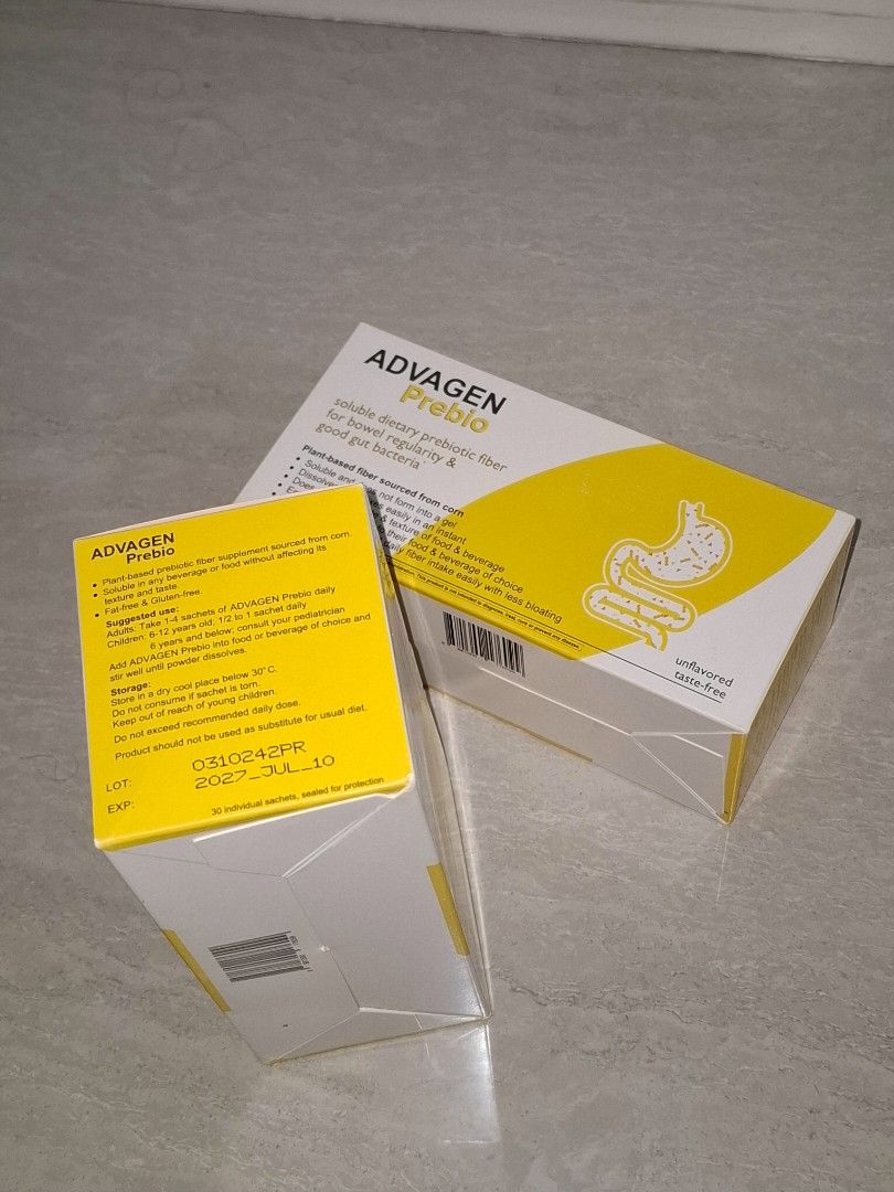 Advagen Prebio, Ensure Life, and Oralite Orange, Health & Nutrition ...