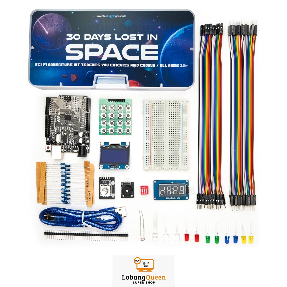 Adventure Kit: 30 Days Lost in Space (Arduino-Compatible) w/ 30 Day Circuits Challenge ...