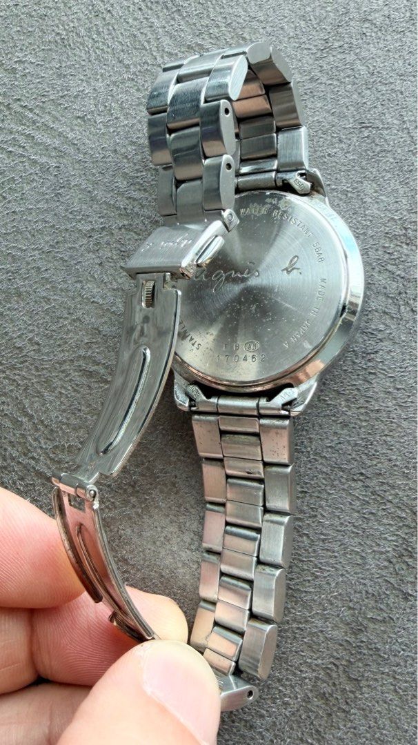 Agnes B. World Map Chronograph Watch, Luxury, Watches on Carousell