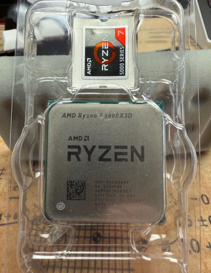AMD Ryzen 7 5800X3D (Tray) Excellent Condition, Computers & Tech, Parts ...