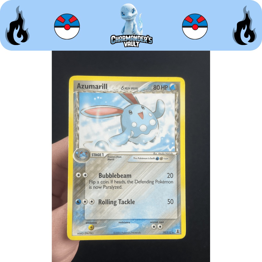 Azumarill #019/113 EX Delta Species Vintage 2005 Pokémon TCG, Hobbies ...