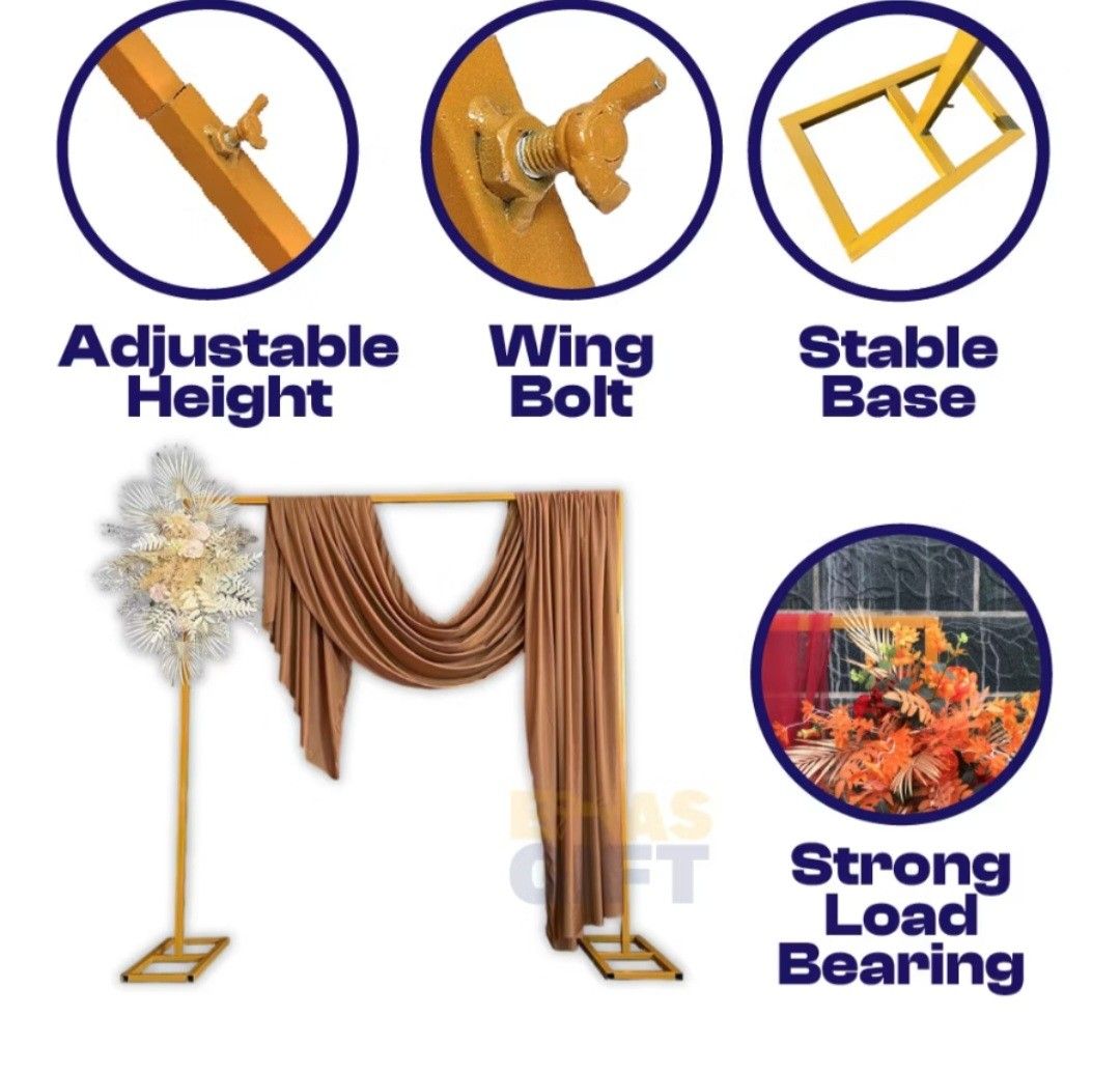 Backdrop stand for rent, Hobbies & Toys, Occasions & Party Supplies on ...