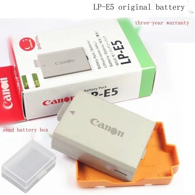 Canon LP-E5 original battery DS126191 DS126181 DS126231 SLR camera lpe5 ...