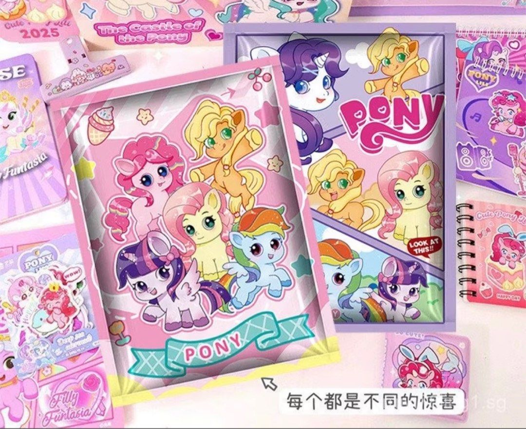 Lucky Blind Bag Mystery Pack Capybara Pony Butter Bear Stationery Set ...