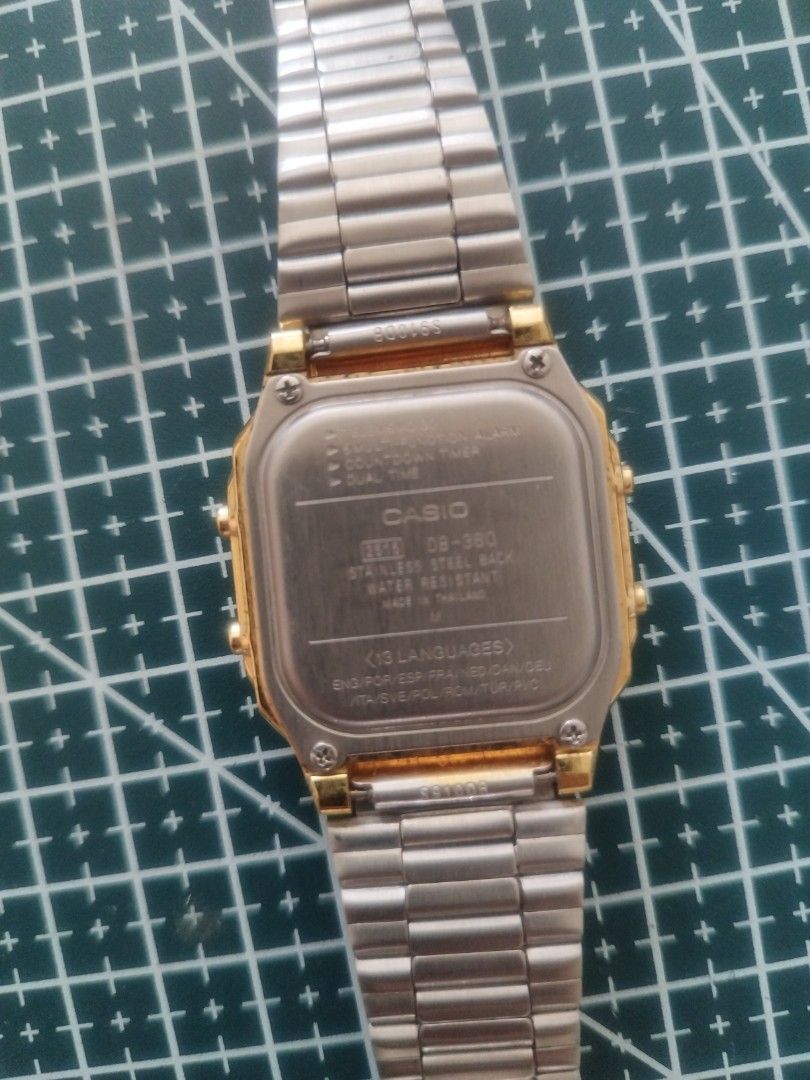 Casio Illuminator Digital Watch - Gold, Men's Fashion, Watches ...