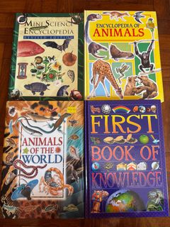 Mini Encyclopedia Books - Dinosaurs, Bugs, Oceans, Birds, Hobbies ...