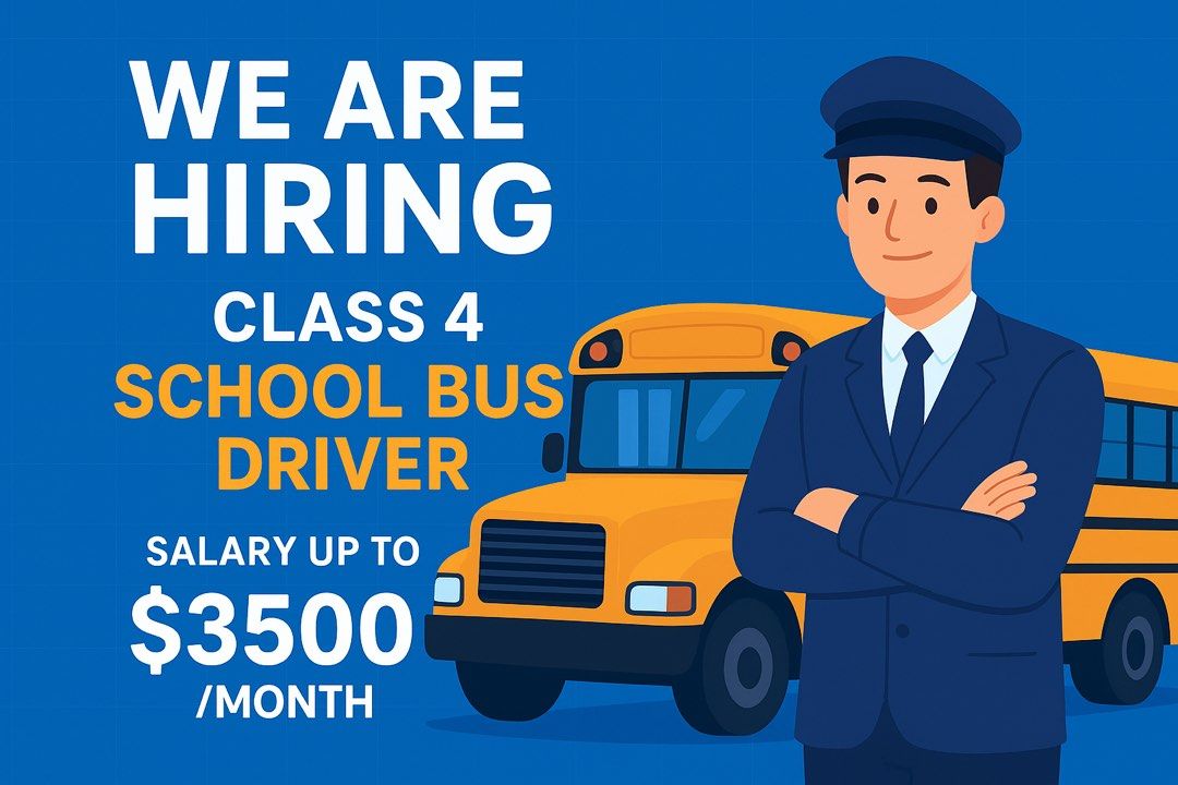 Class 4 school bus driver, Jobs, Transport & Delivery on Carousell
