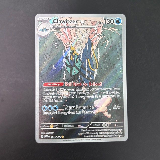 mega clawitzer card