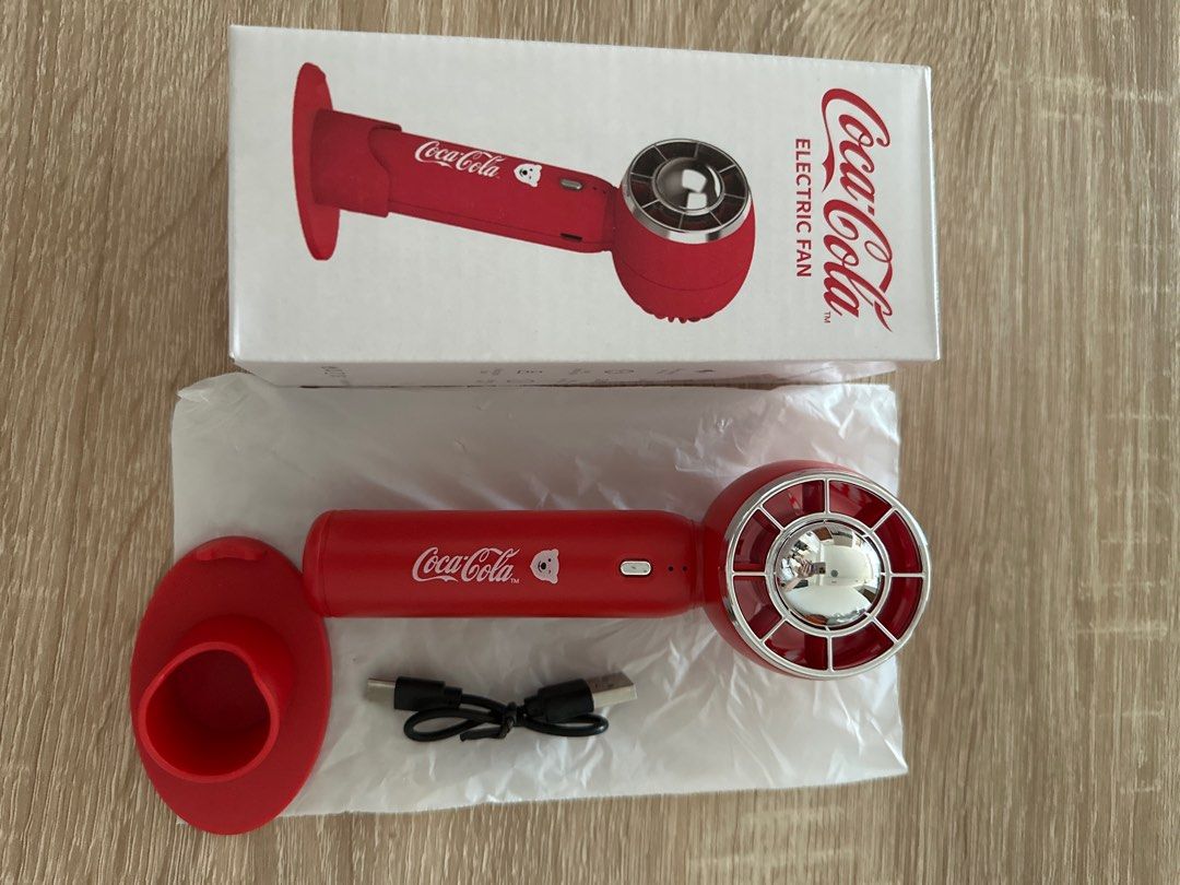 Coca-Cola Electric Handheld Fan, Furniture & Home Living, Lighting ...