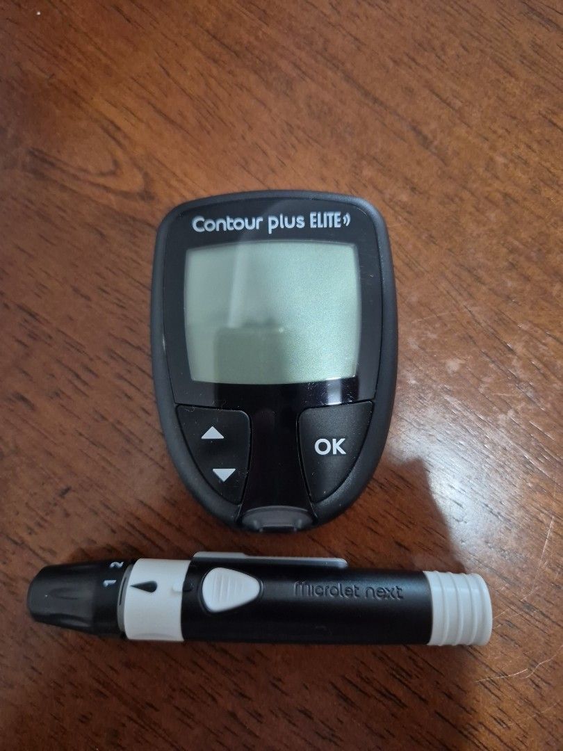 Contour Plus Elite Blood Glucose Meter, Health & Nutrition, Medical ...