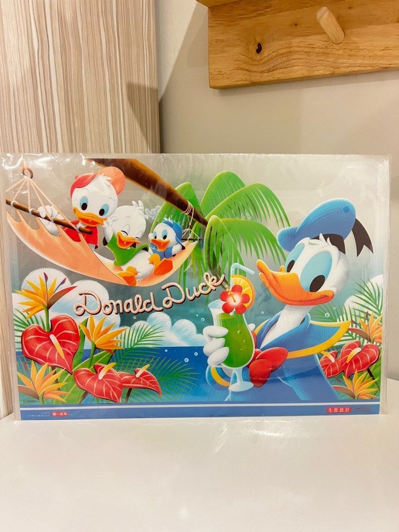 Disney Donald Duck, Huey, Dewey & Louie Duck Document Button File ...