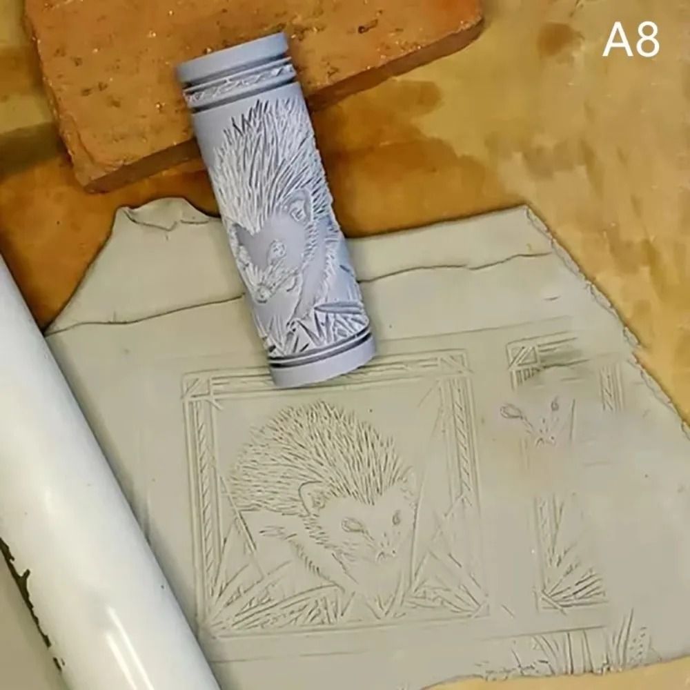 DIY Clay Tile Roller Creative Pottery Tools 3D Printed Clay Texture ...