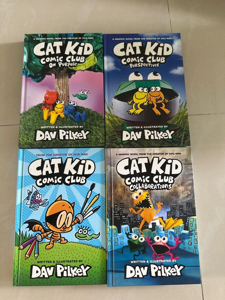 Dog Man and Cat kid books, Hobbies & Toys, Books & Magazines, Comics ...