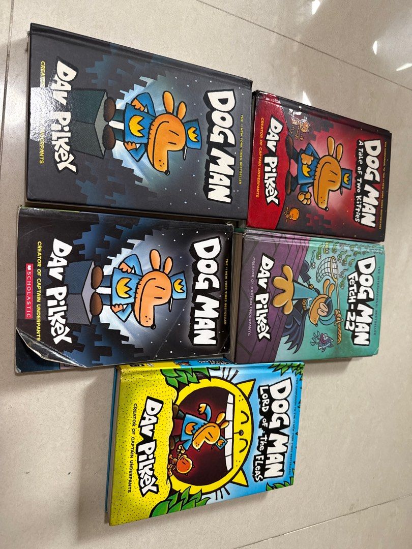 Dog Man Book Series by Dav Pilkey, Hobbies & Toys, Books & Magazines ...