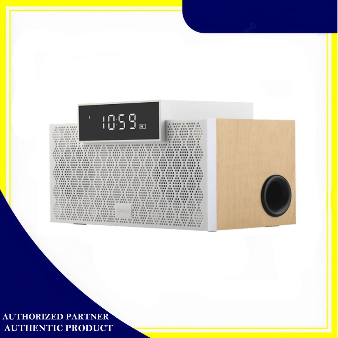 Edifier MP260 Wireless Bluetooth V5.0 Subwoofer Stereo Wooden Portable ...