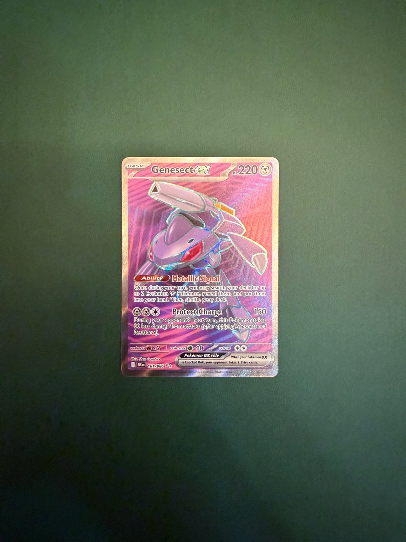 Genesect EX Pokemon Card English Black Bolt, Hobbies & Toys, Toys ...