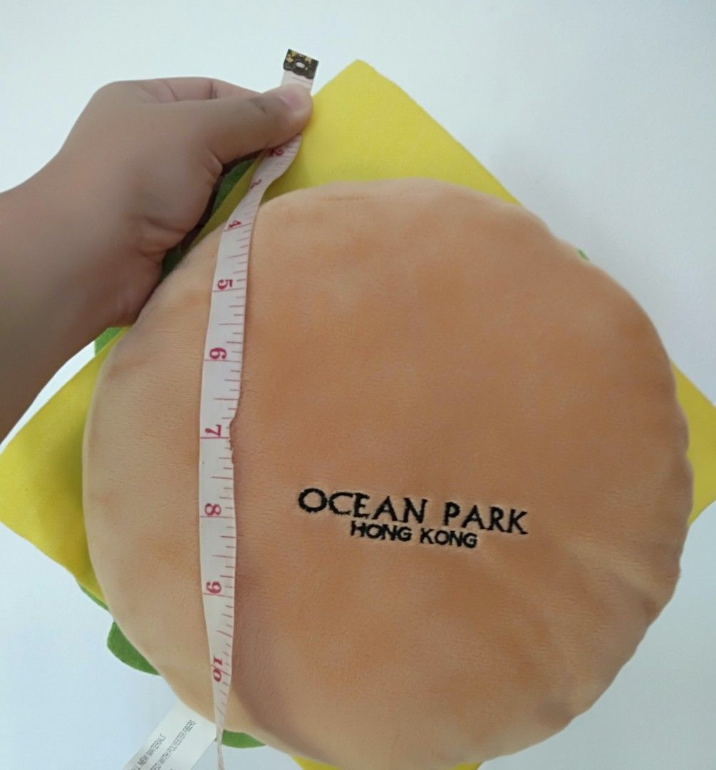 Giant Burger From Hong kong Ocean Park -Embroid po ang print at design ...