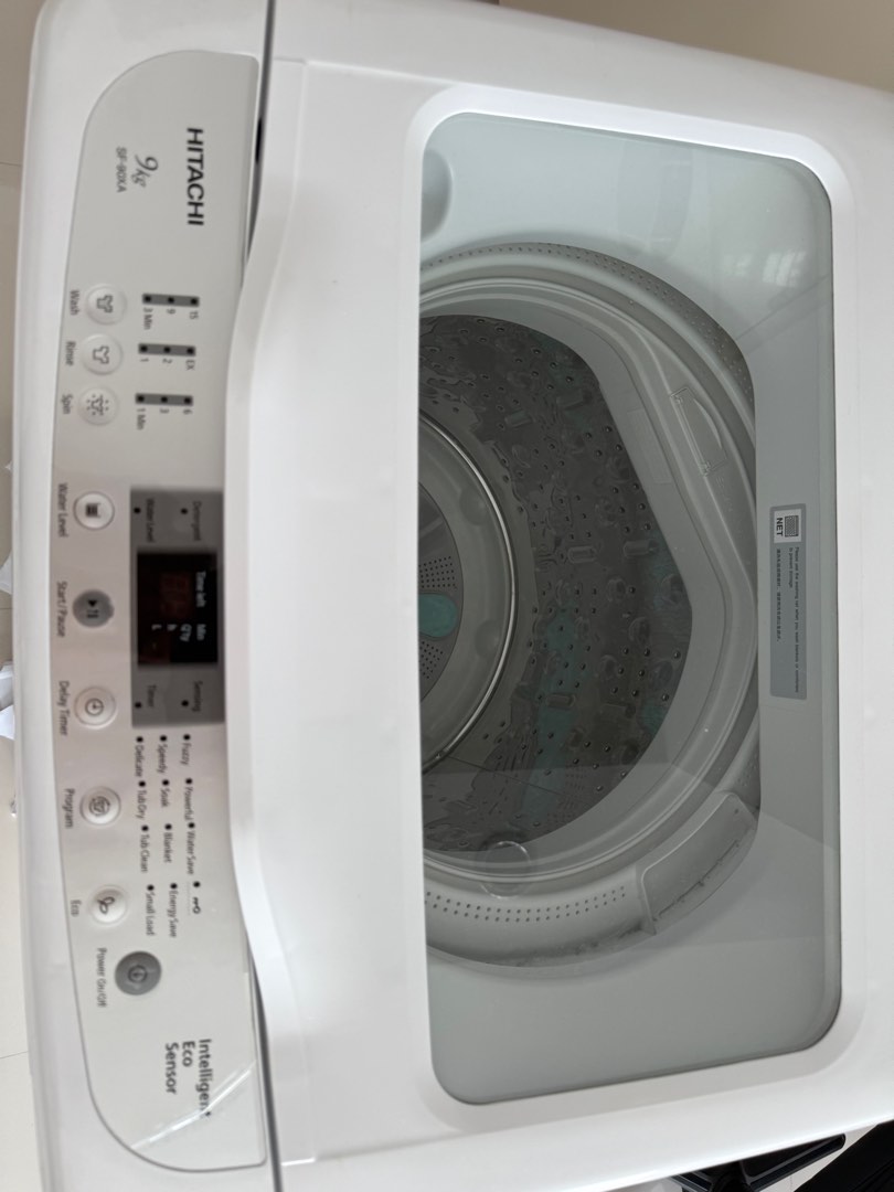 Hitachi 9kg Top Load Washing Machine SF-80XA, TV & Home Appliances ...
