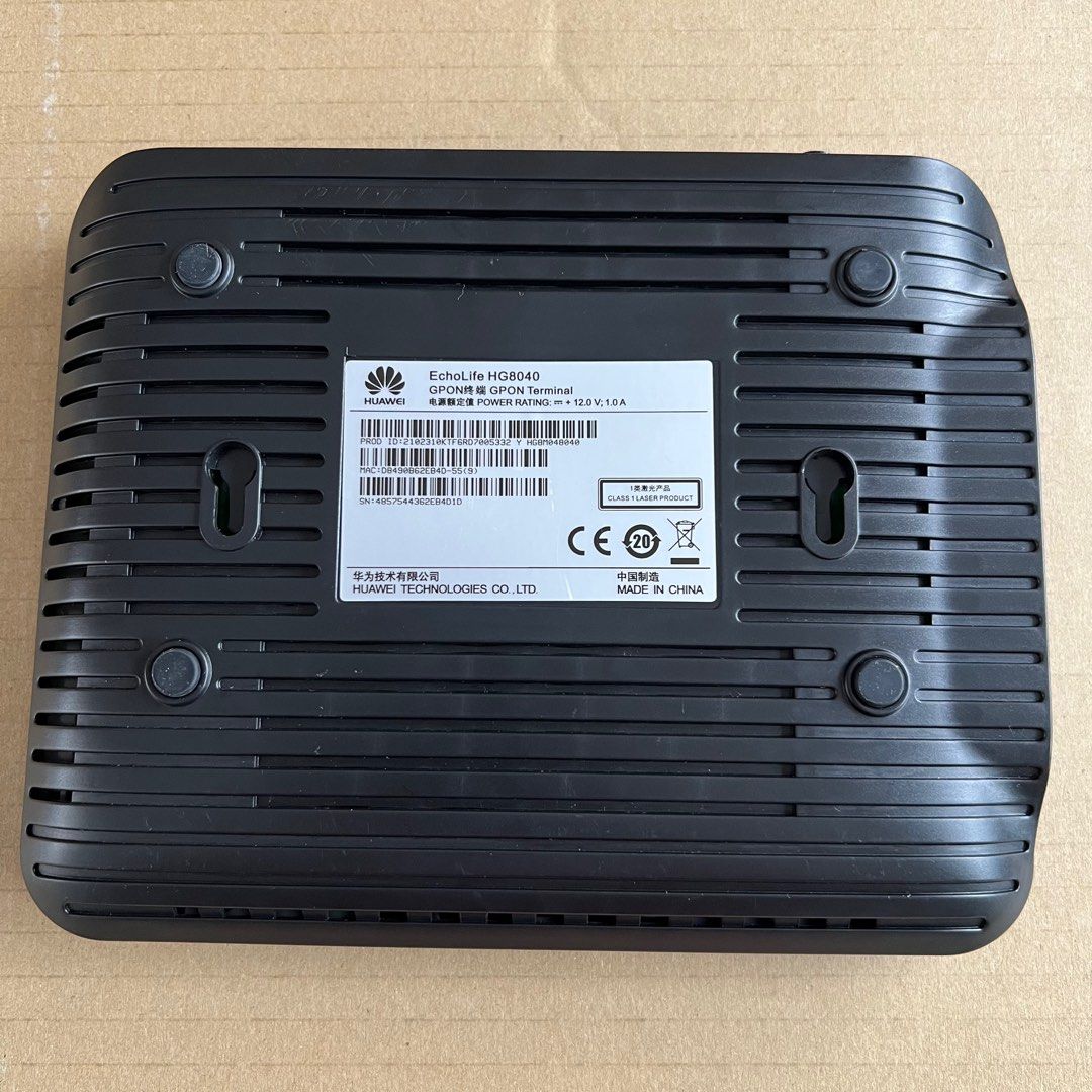 Huawei Nucleus Connect HG8040 GPON Terminal, Computers & Tech, Parts ...